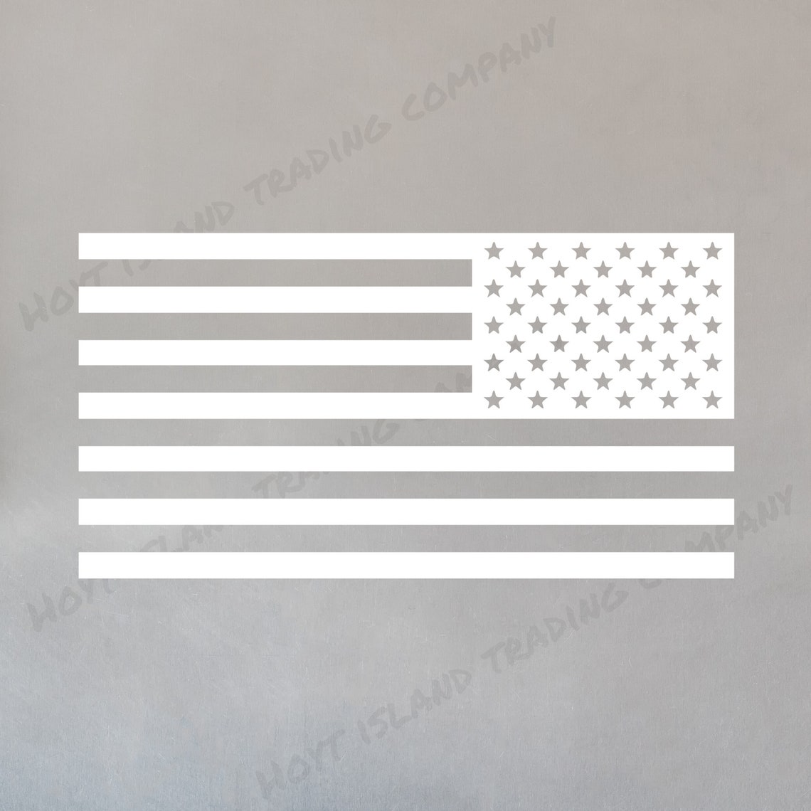 American Flag Reversed Vinyl Decal US Flag Sticker Patriotic | Etsy