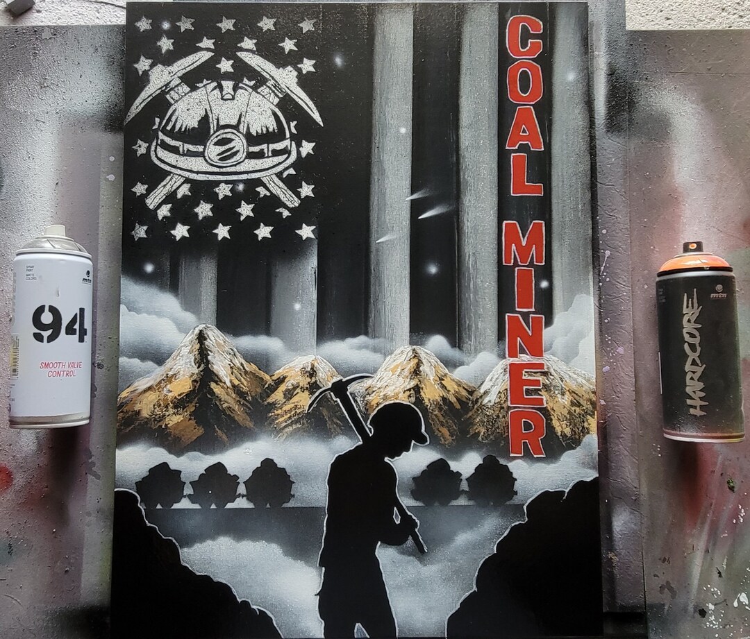 COAL MINER: Original - Etsy
