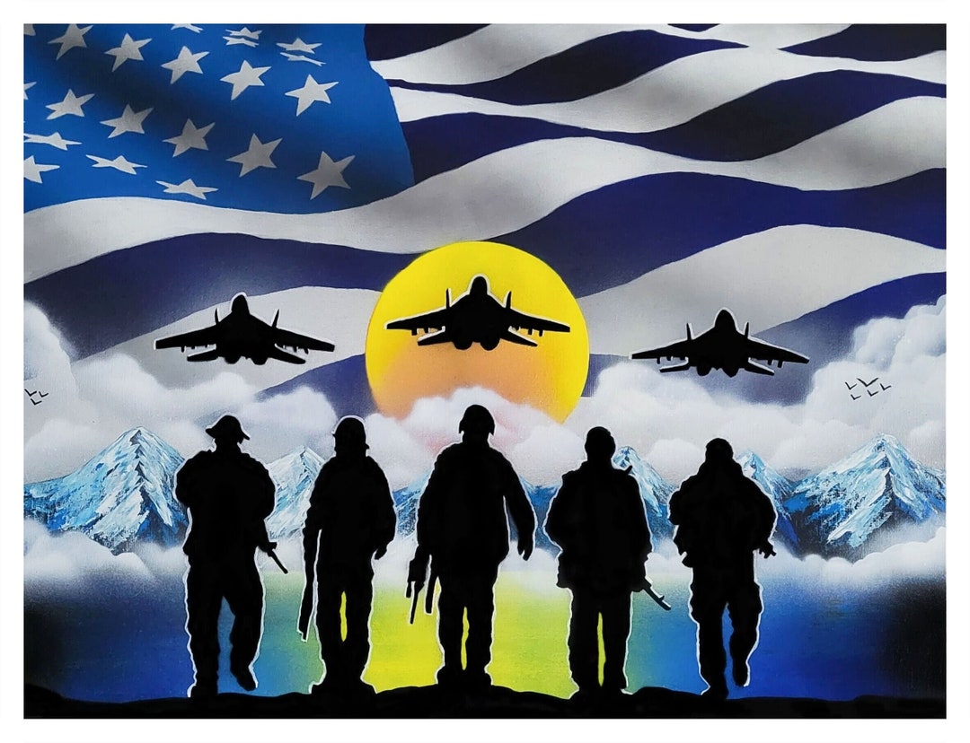 Air Force Tribute: Print - Etsy