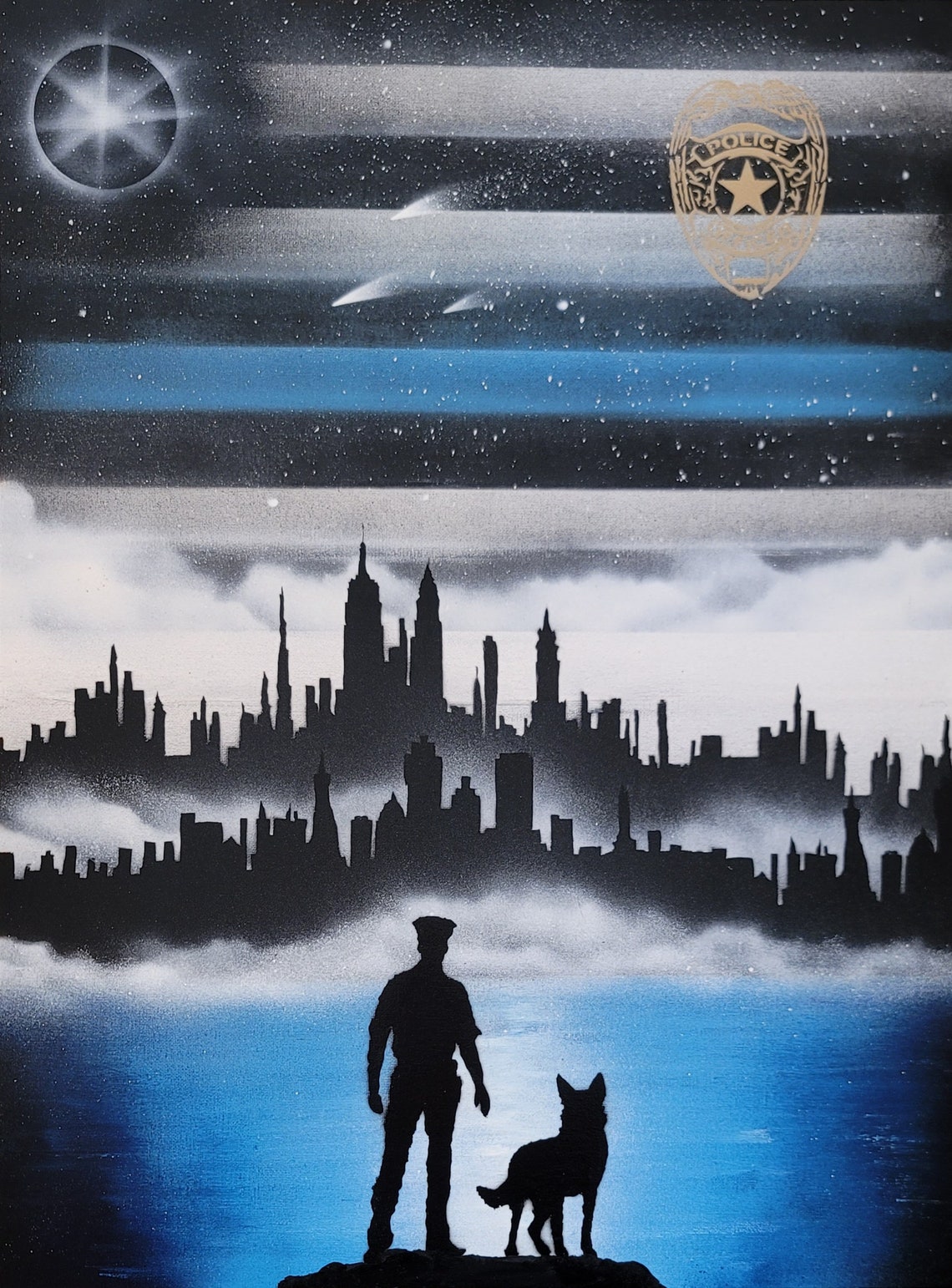 Police Officer Tribute: ORIGINAL - Etsy