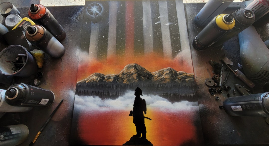 Firefighter Tribute: ORIGINAL - Etsy