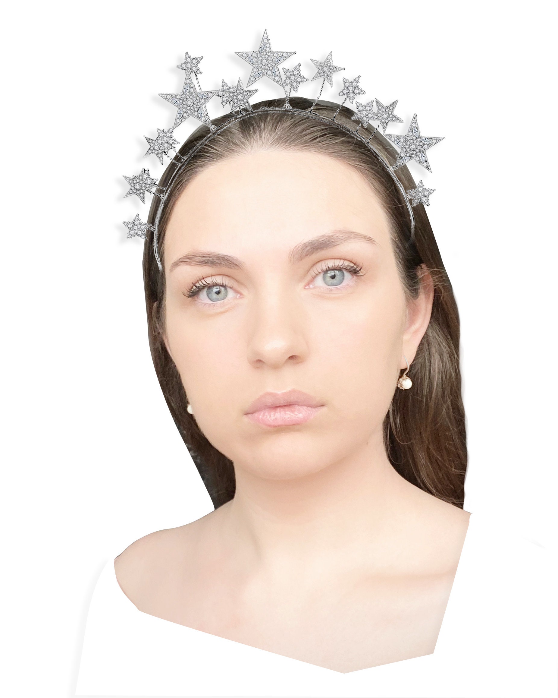star-crown-star-tiara-hair-accessories-bridal-headpiece-etsy