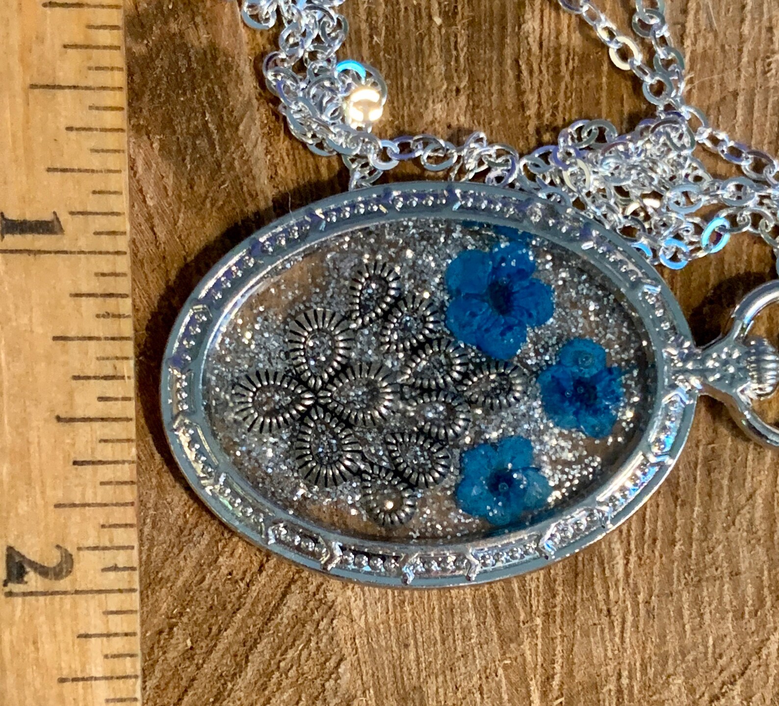 Magical Mystical Pendant in Blue - Etsy