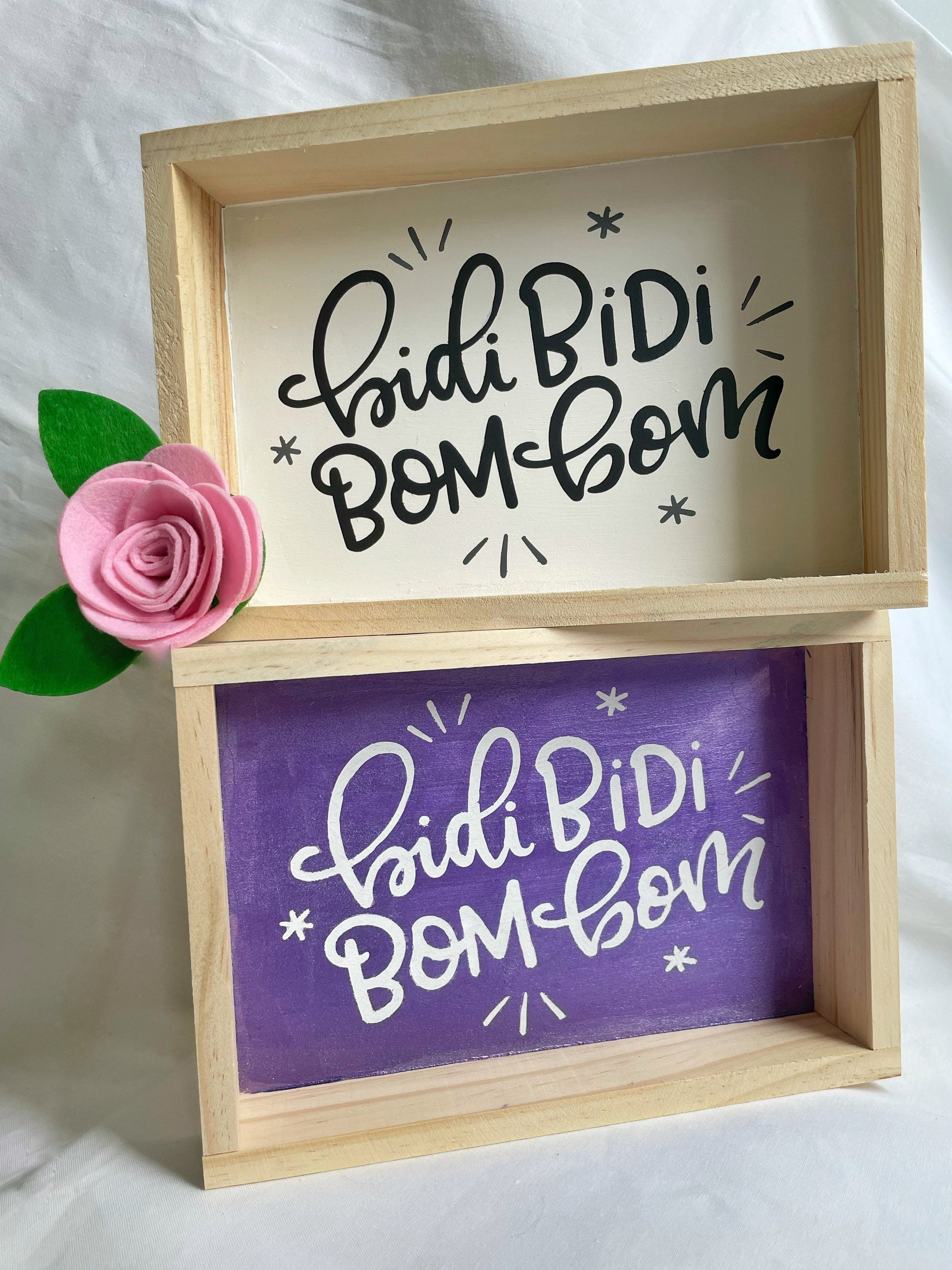 Bidi Bidi Bom Bom Wooden Sign | Etsy