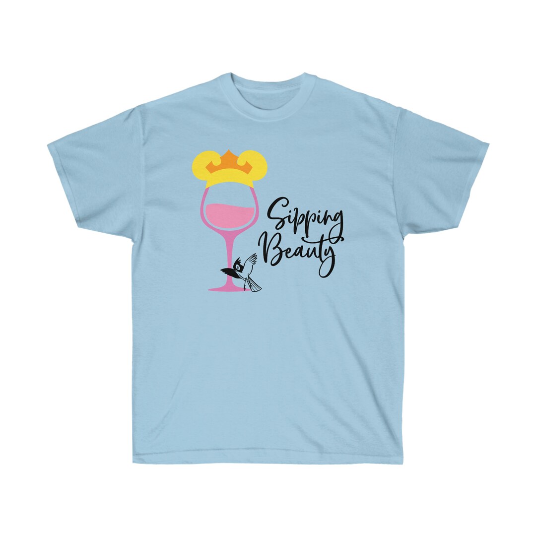 Disney Sipping Beauty/sleeping Beauty Tshirt - Etsy