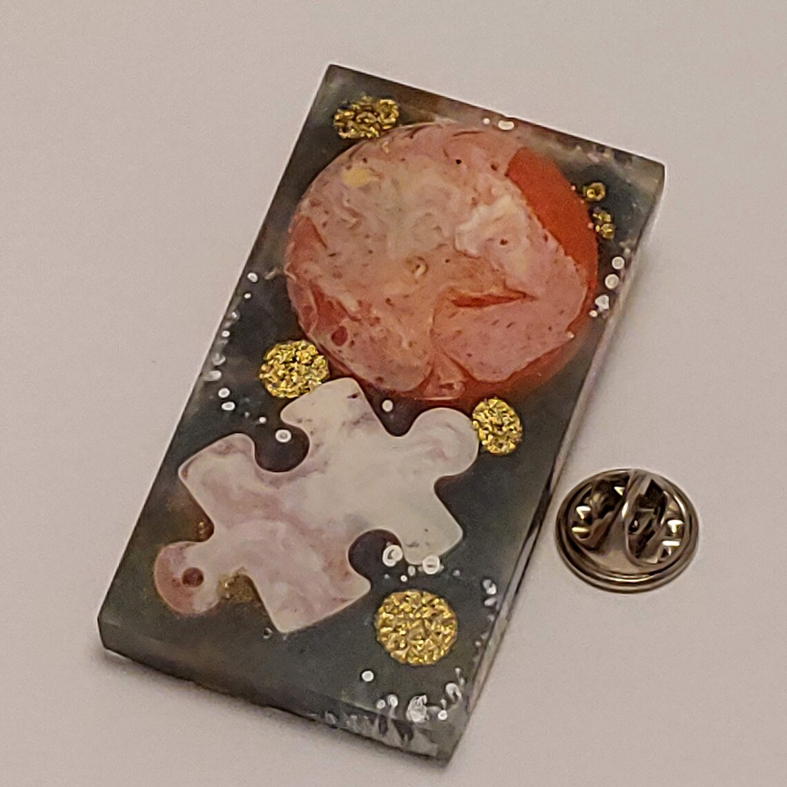 Puzzle Piece Pin - Etsy
