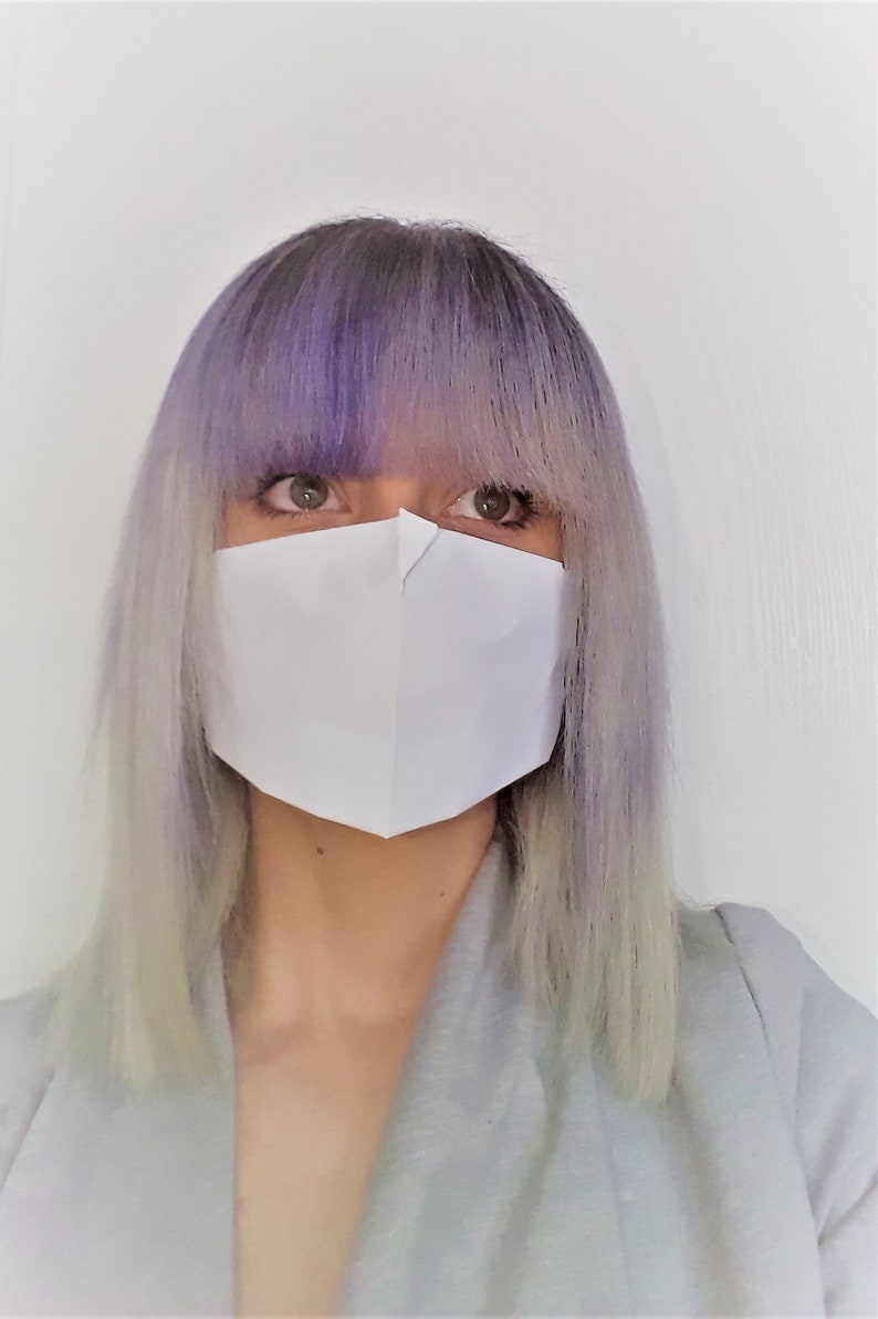 DIY Digital Printable Paper Face Mask PDF - Etsy