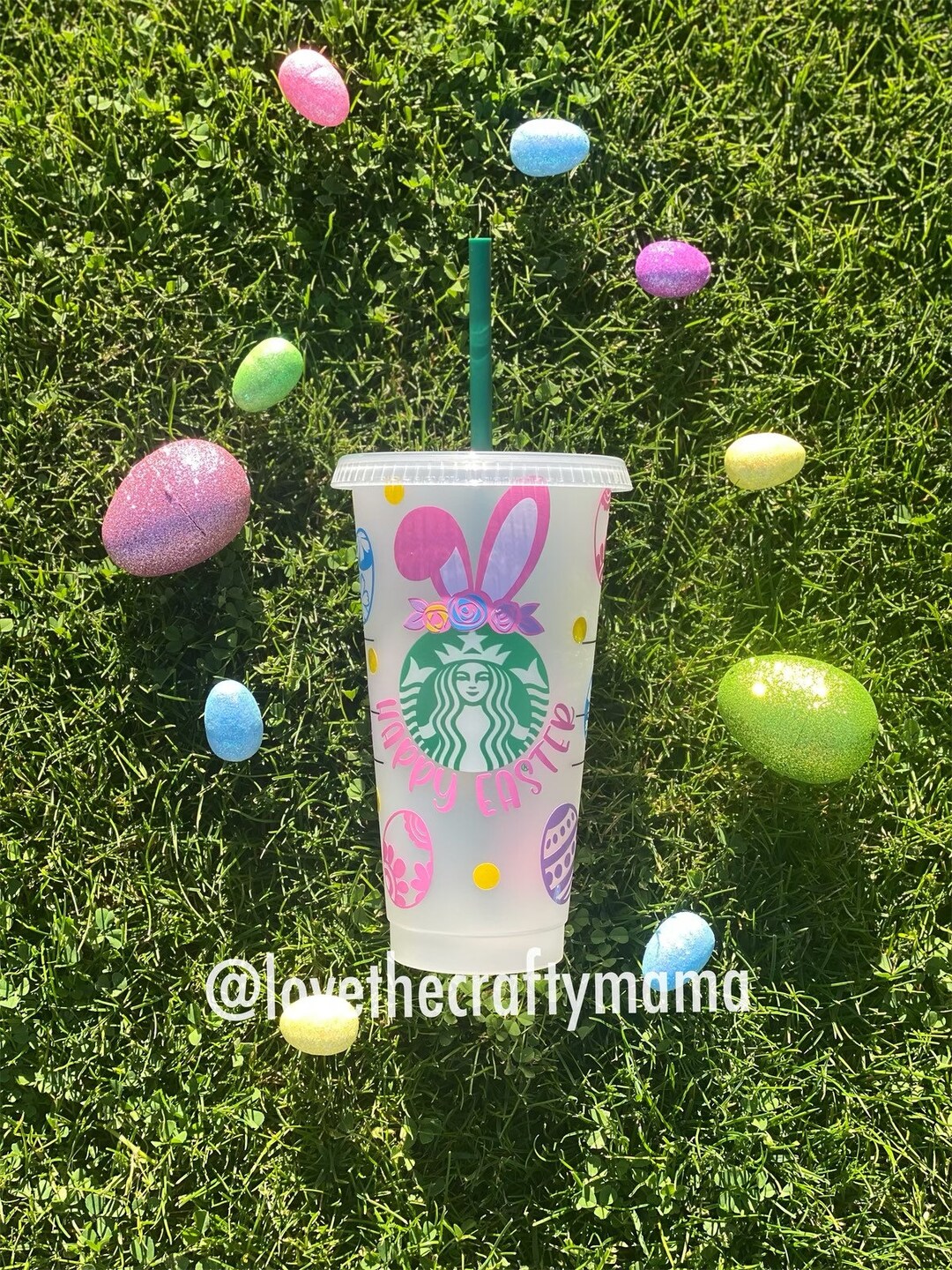 Happy Easter Starbucks Cold Cup 24oz - Etsy