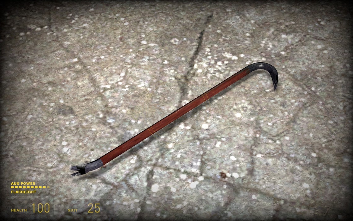 Freeman Crowbar Template | Half-life 2 Prop - Etsy