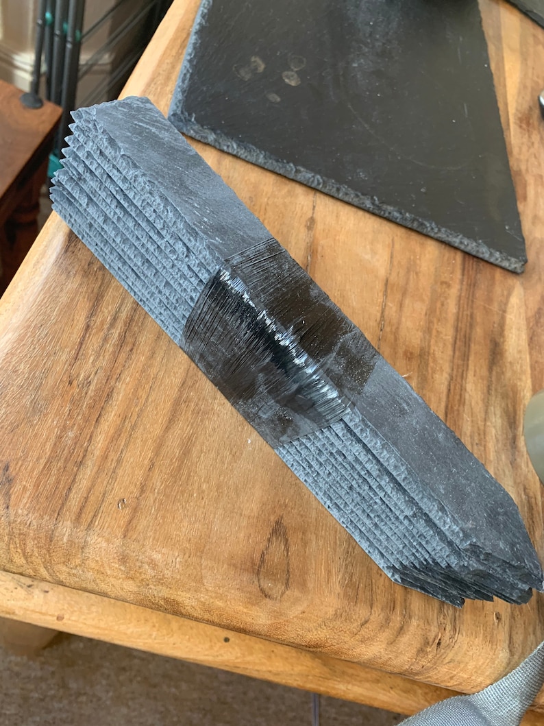 Handmade slate markers / labels packs of 10. Any order can be | Etsy