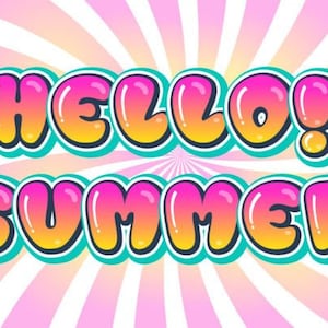 Bubble Font - Etsy