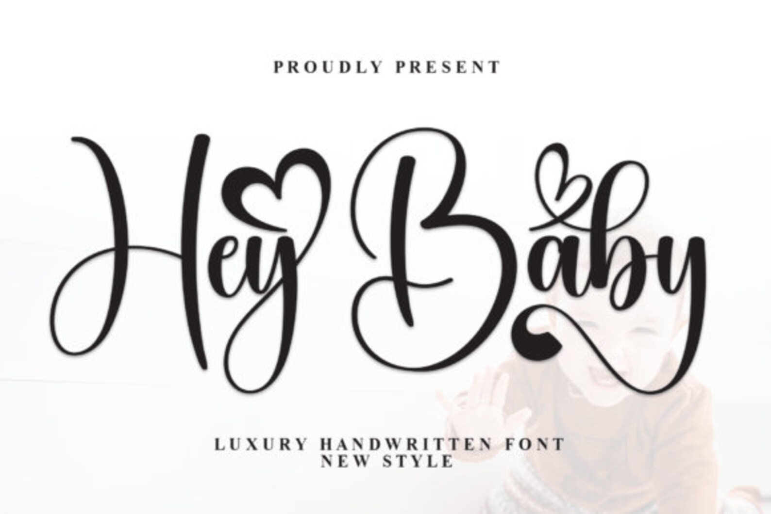 Hey Baby Font - Etsy