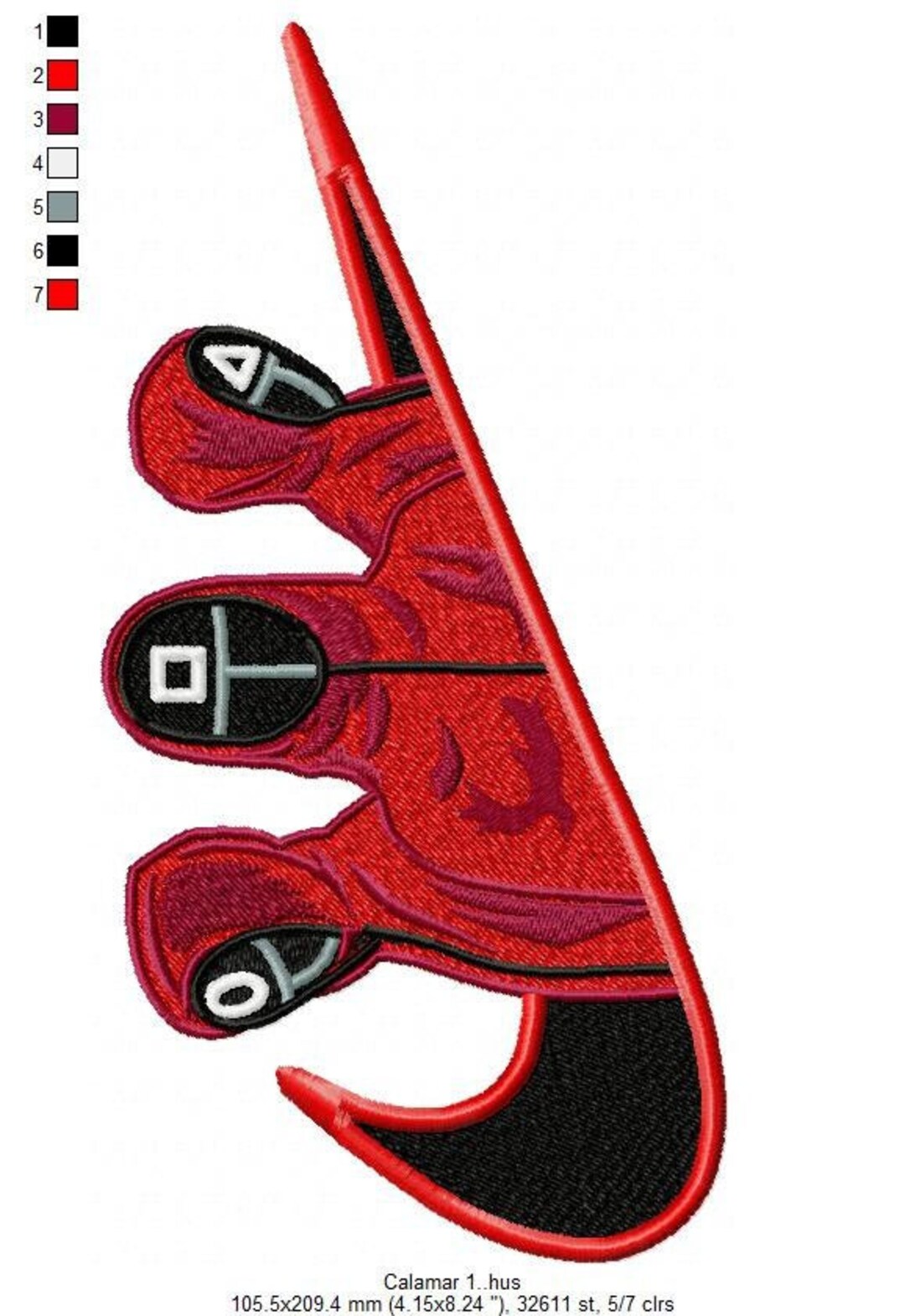 Design RDL1509 Embroidery Machine File - Etsy