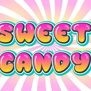 Bubble Font - Etsy