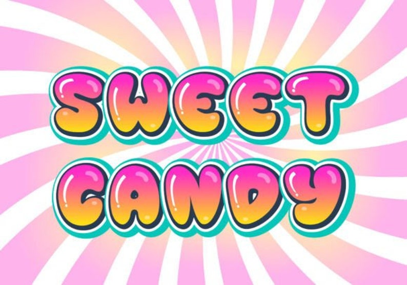 Bubble Font - Etsy