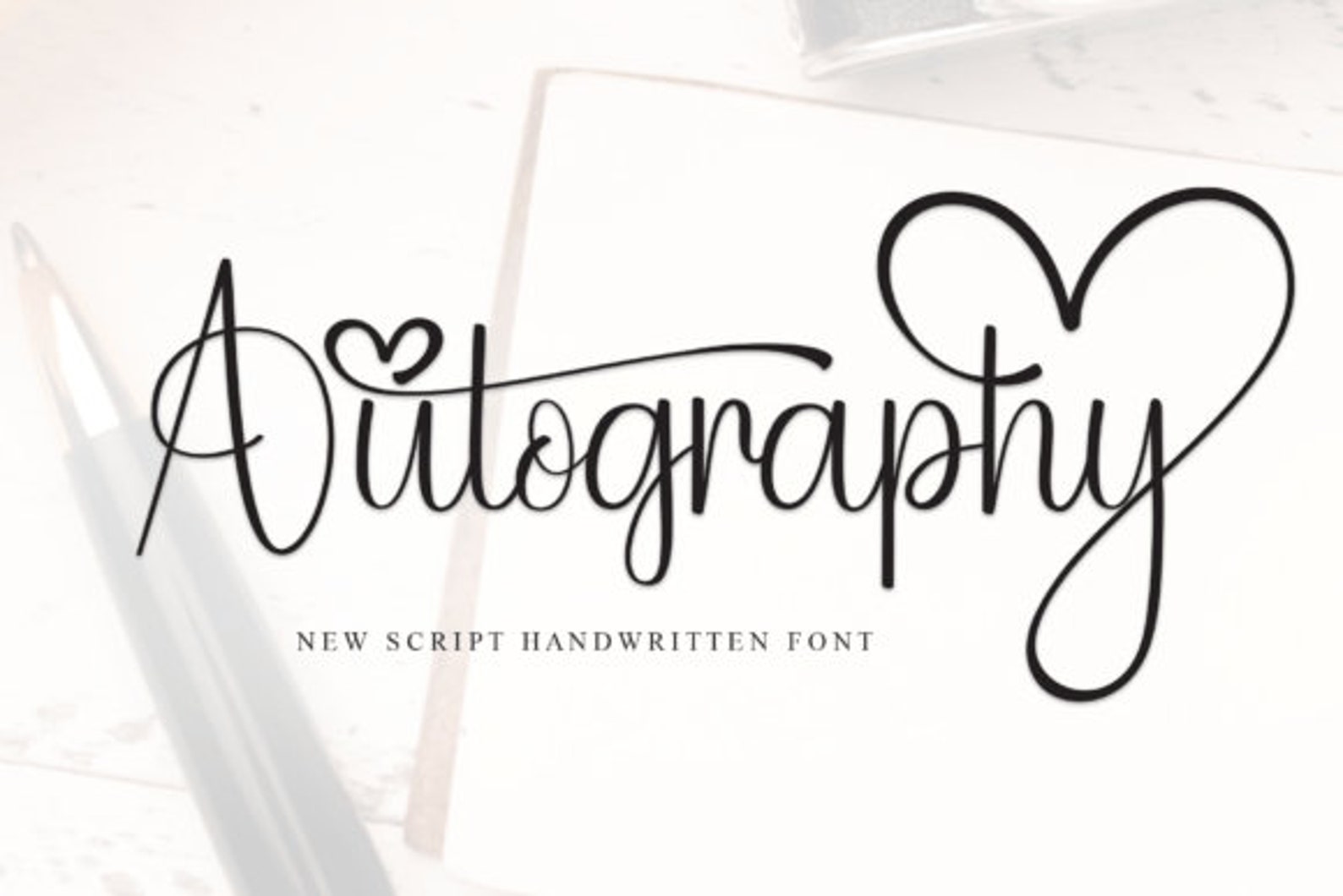 Autography Font - Etsy