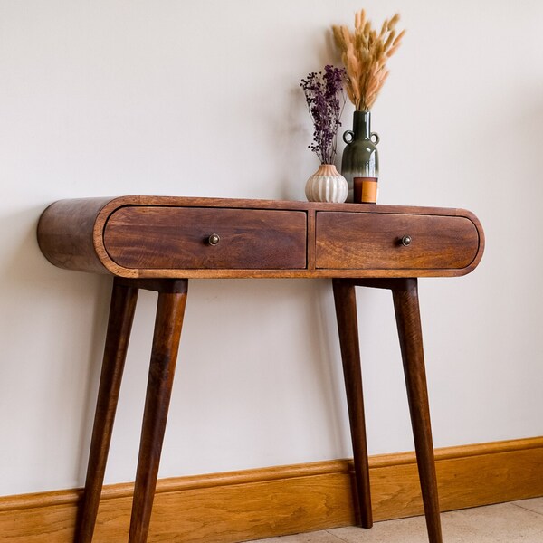 Console Table With Drawers - Etsy UK