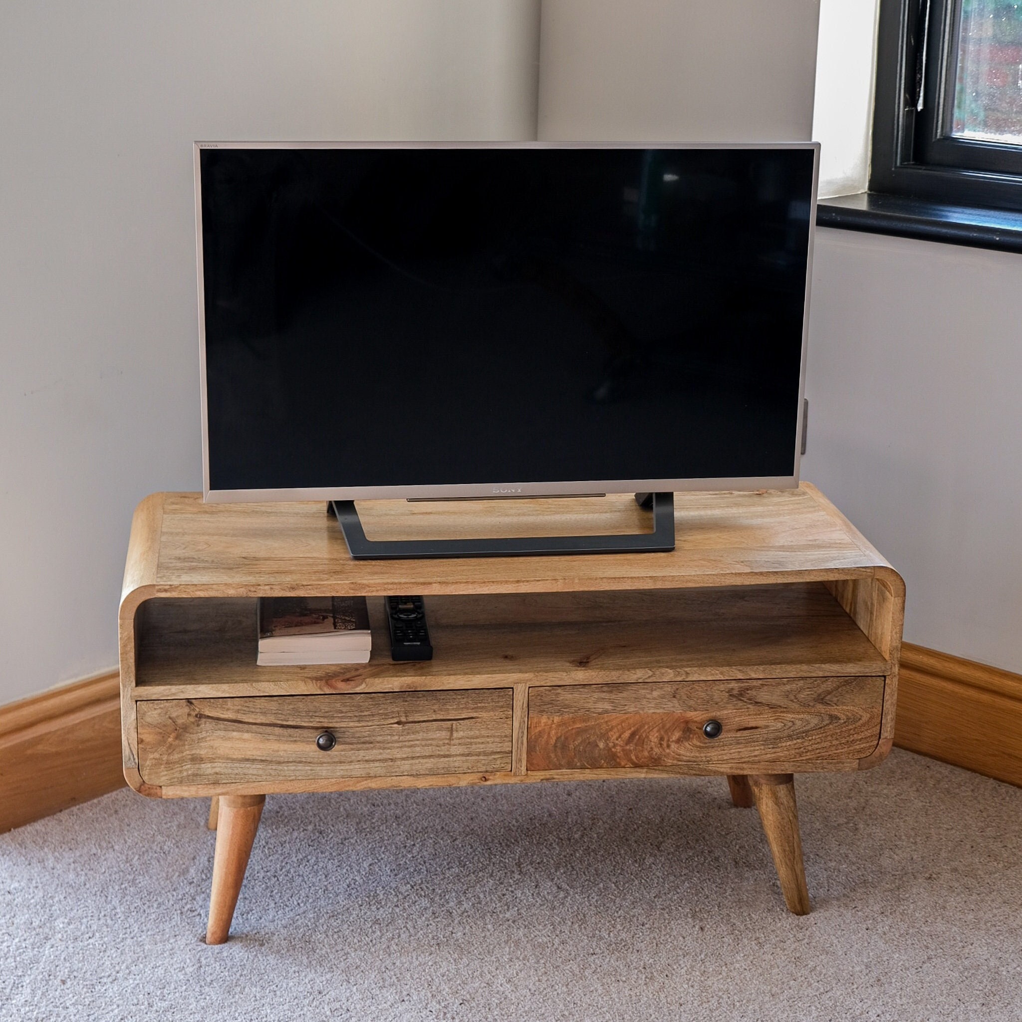 Oslo Light Mango Small TV Unit Casa Bella Furniture UK | atelier-yuwa ...