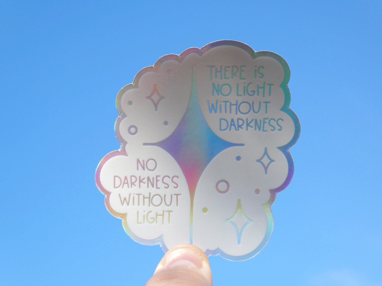 Holographic There is No Light Without Darkness, No Darkness Without ...