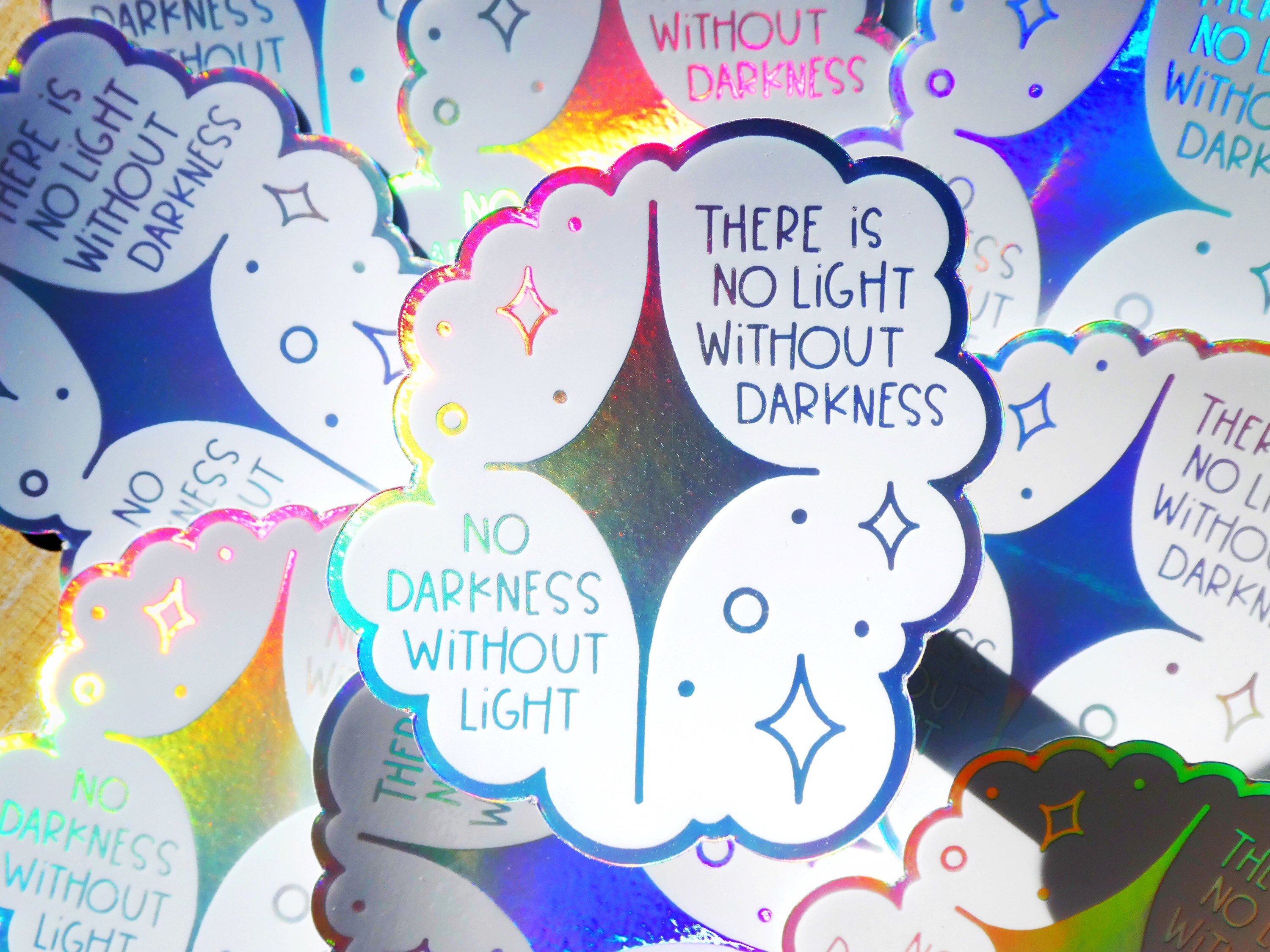 Holographic There is No Light Without Darkness, No Darkness Without ...