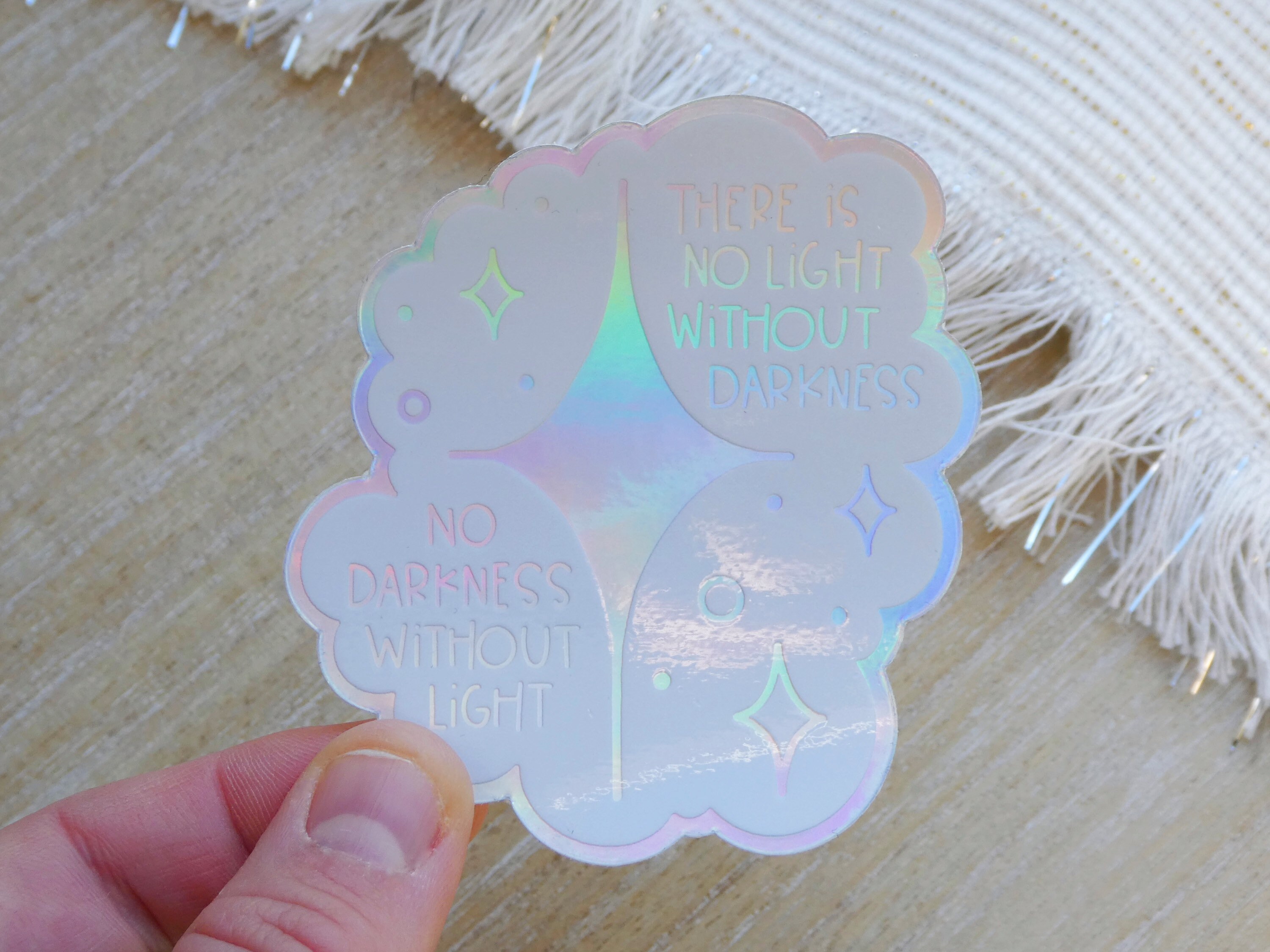 Holographic There is No Light Without Darkness, No Darkness Without ...