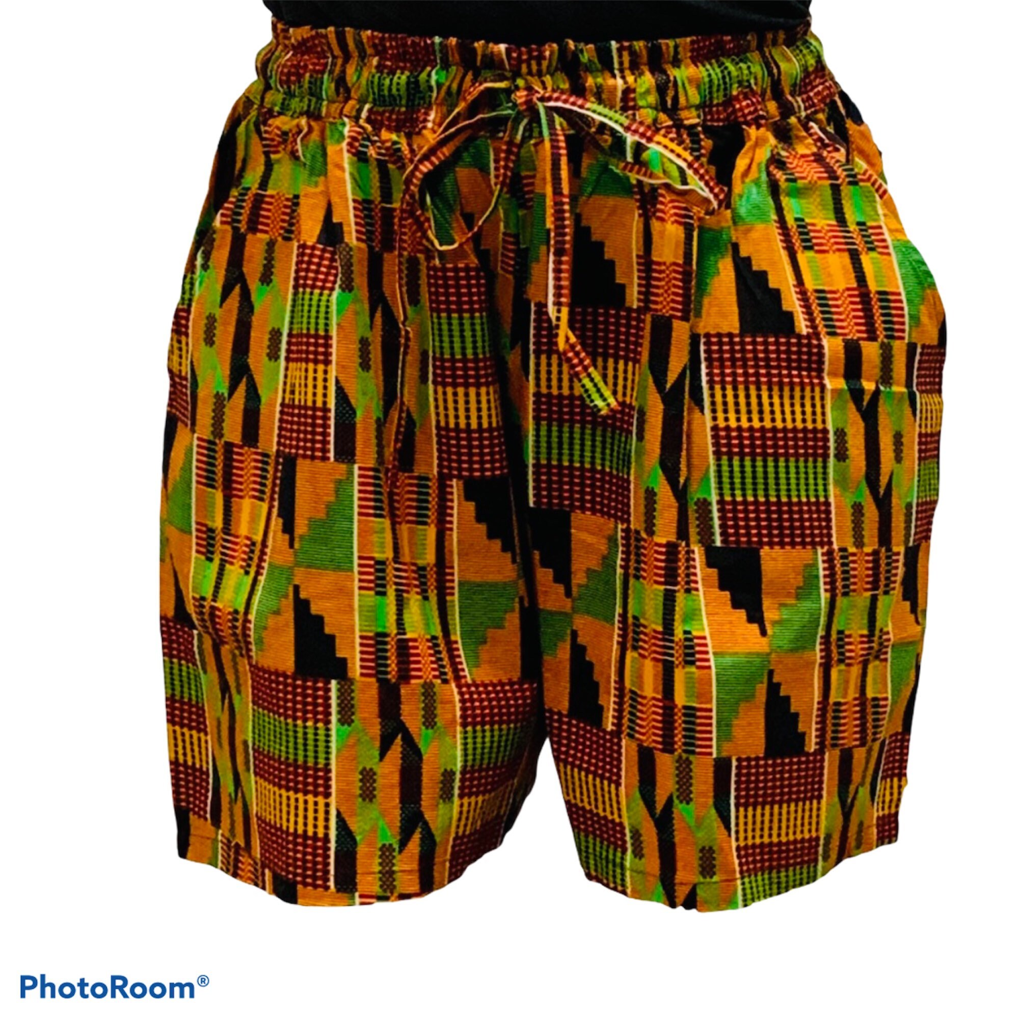 African Kente Shorts One Size Cotton African Kente Print - Etsy