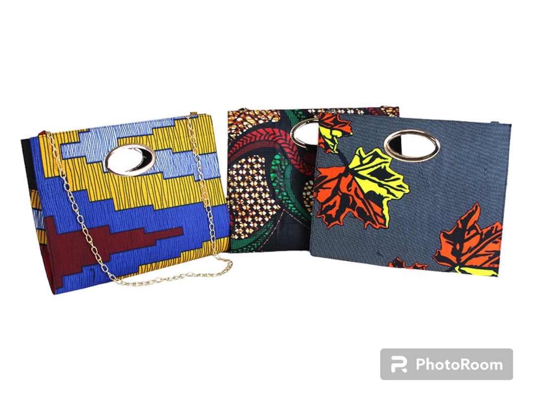 Set of 3 African Print Handbags Assorted Women's Handbags - Etsy