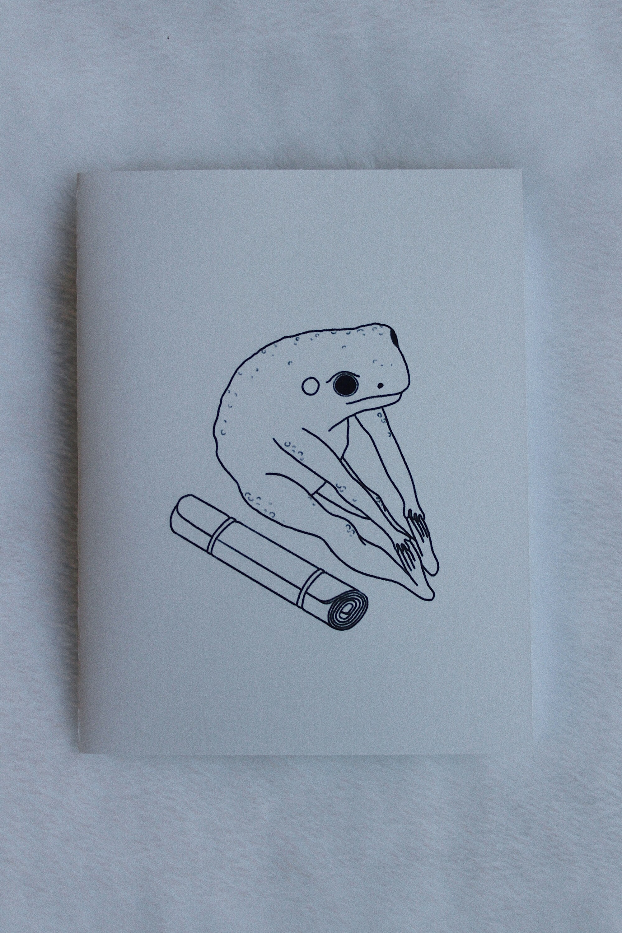 Yoga Frog Card Awkward Frog Unique Note Card - Etsy