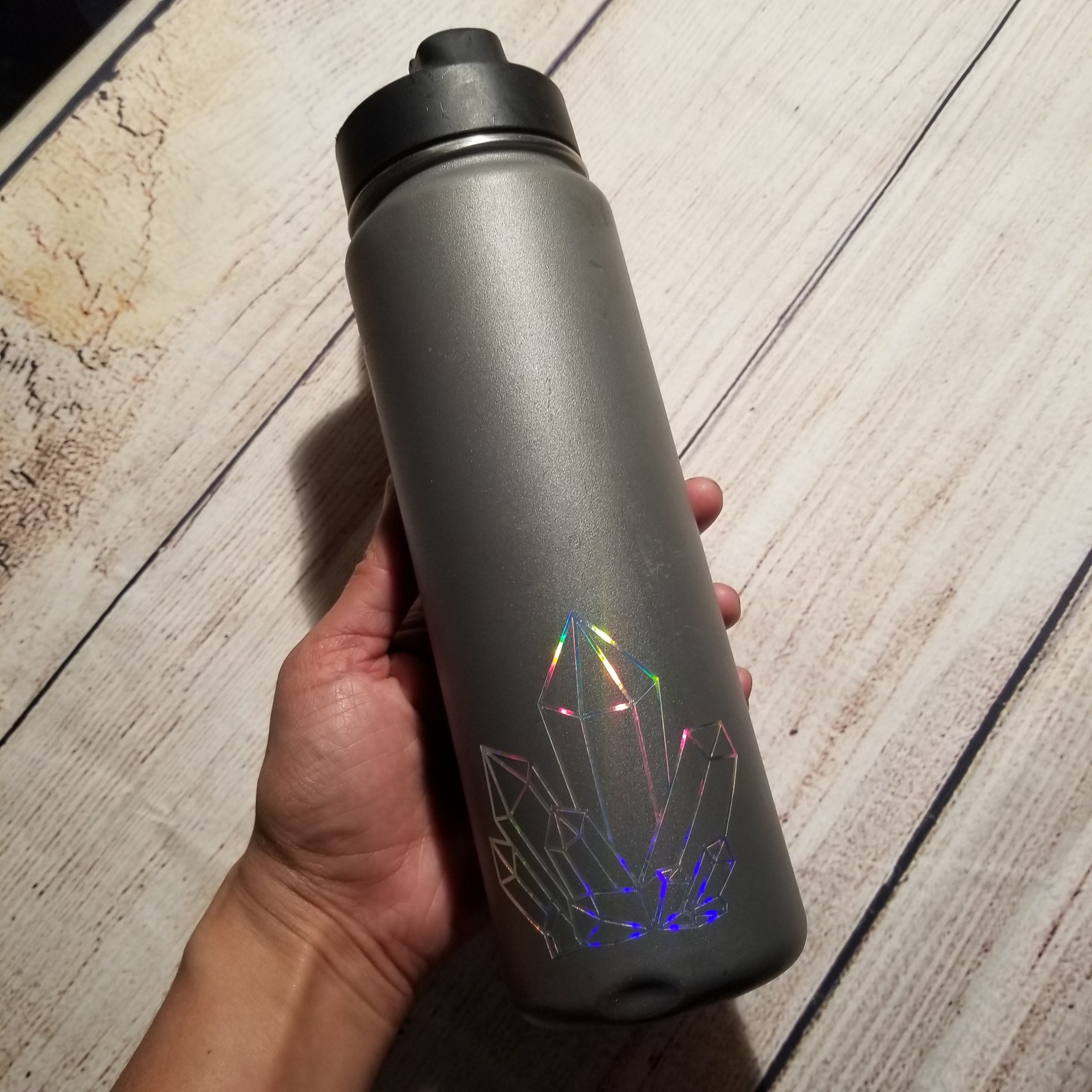 Crystal Vinyl Decal, Quartz Crystal Decal, Crystals, Car Decal, Tumbler ...