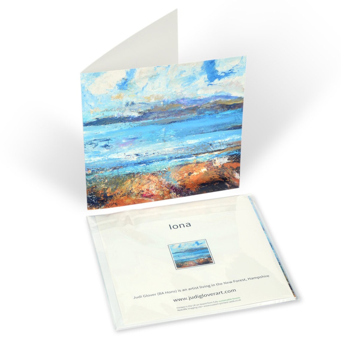 Isle of Iona Art Card: Scottish Seascape Greeting Card - Etsy UK
