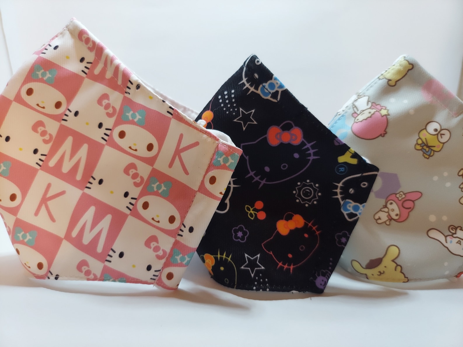 Handmade 3D Kawaii Face Mask/ Cloth Mask/ Fabric Mask W/ Filter Pocket ...