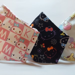Handmade 3D Kawaii Face Mask/ Cloth Mask/ Fabric Mask W/ Filter Pocket ...
