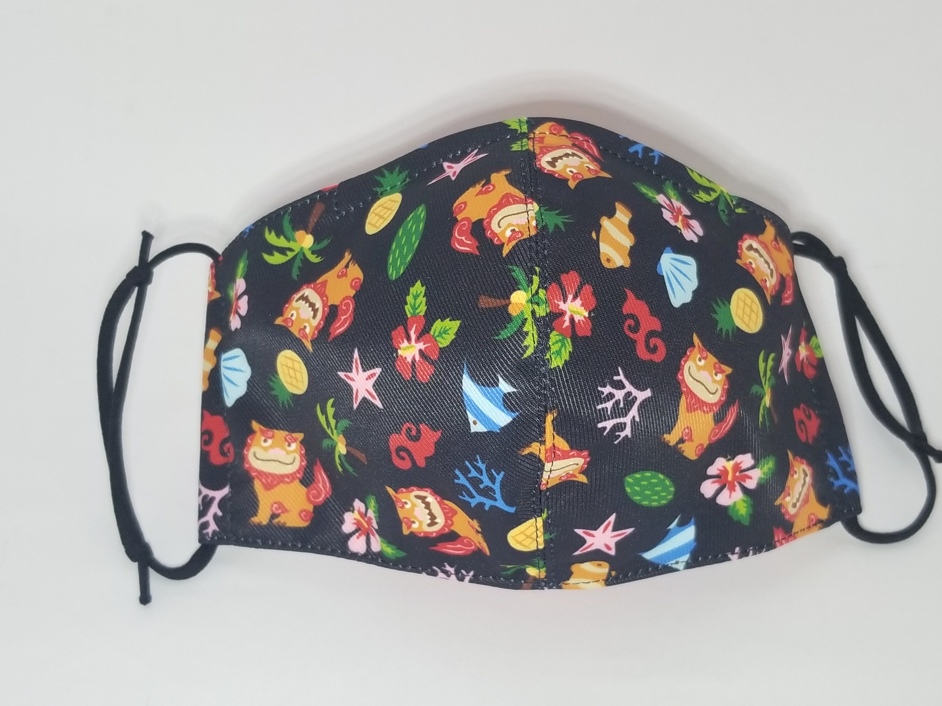 Takashi Murakami Flower /Okinawa Shisa Face Mask/Cloth | Etsy