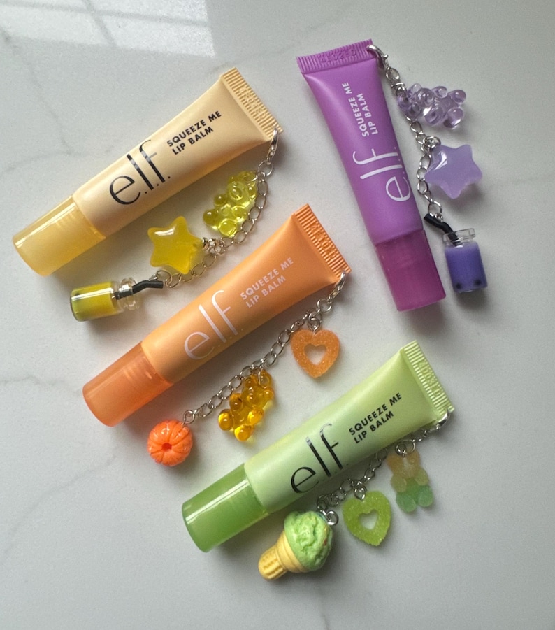 Lip Balm With Chain Charm - Etsy