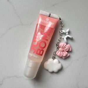 Lip Gloss With Chain Charm - Etsy