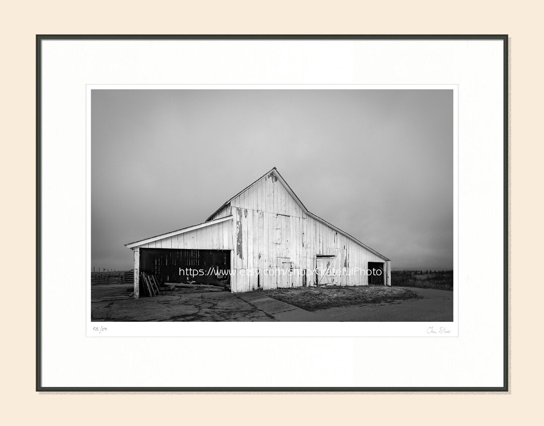 Point Reyes Barn Original Framed B&W Photograph - Etsy