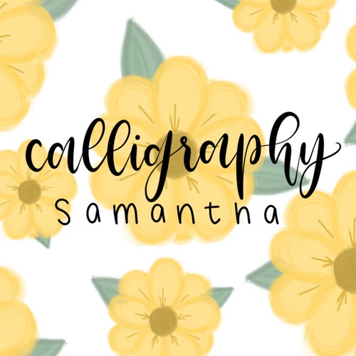 CalligraphySamantha - Etsy