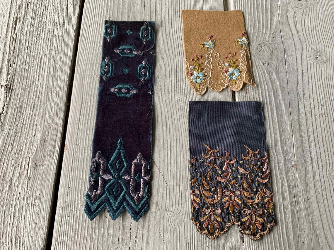 Select One Victorian 1887 Sample French Embroidered Broderies From ...