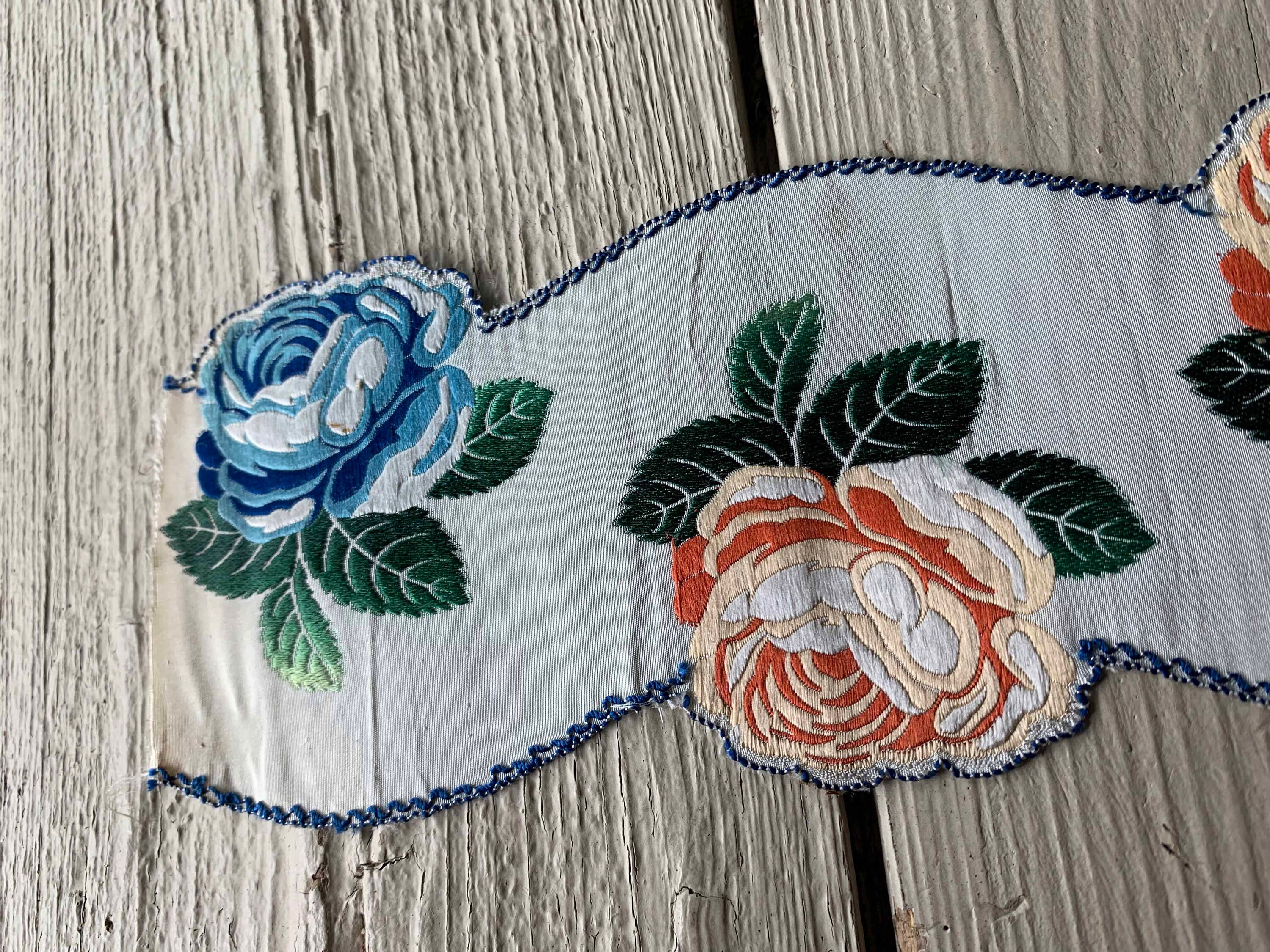 One Antique Victorian French Textile Sample (ref: A-7323/1 Box 1) - Etsy