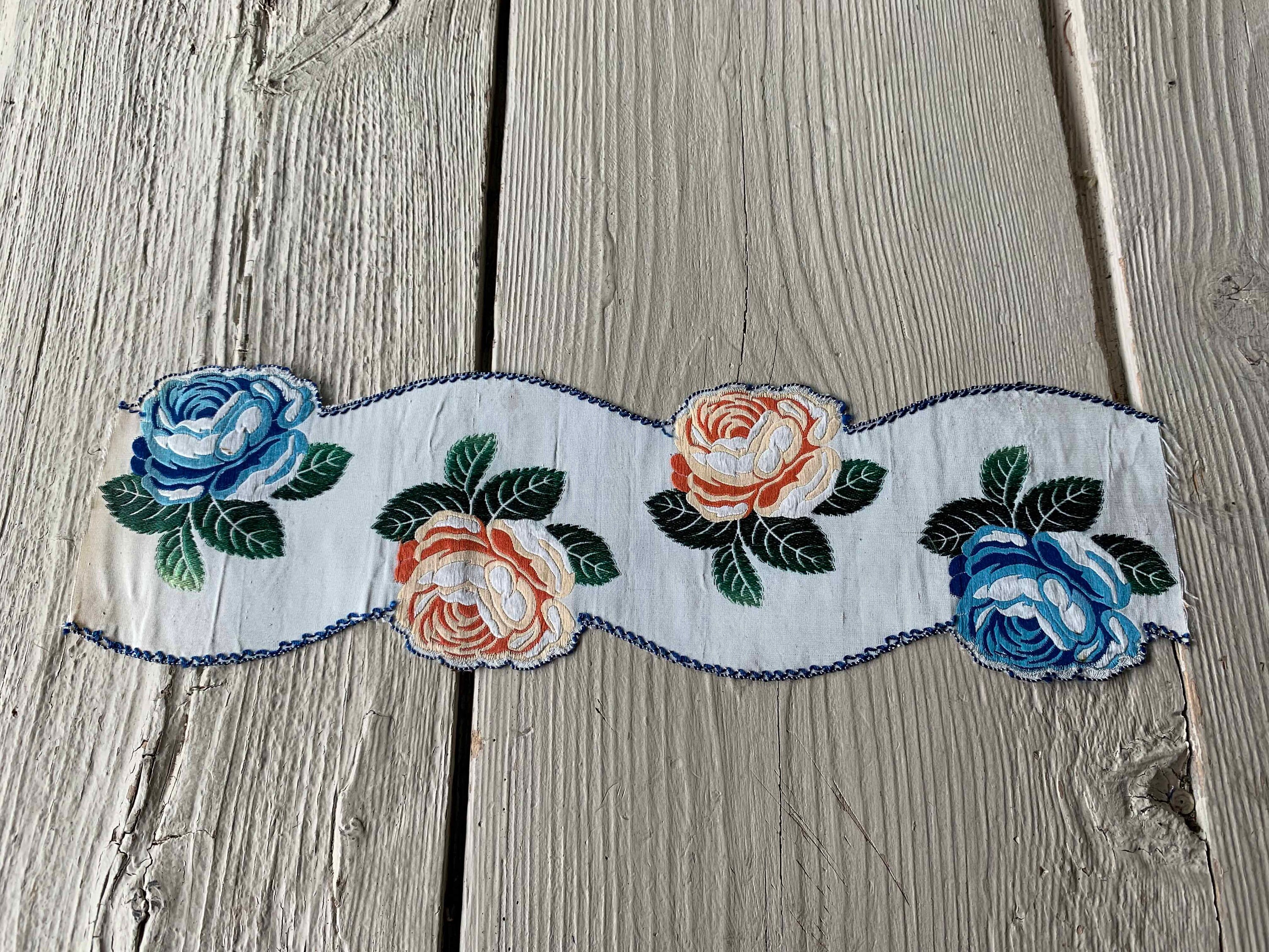 One Antique Victorian French Textile Sample (ref: A-7323/1 Box 1) - Etsy
