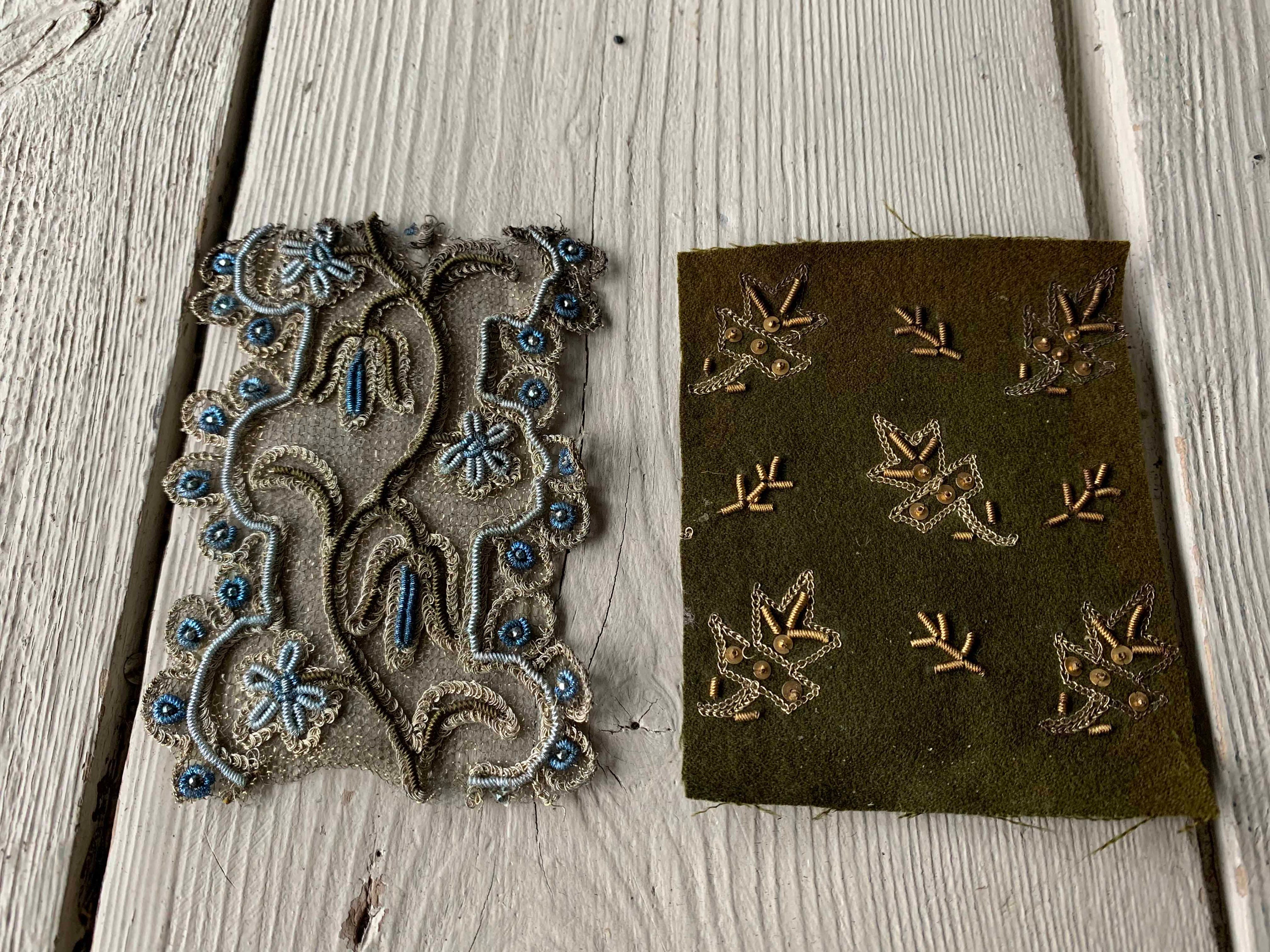 Select One Victorian 1887 Sample French Embroidered Broderies From ...