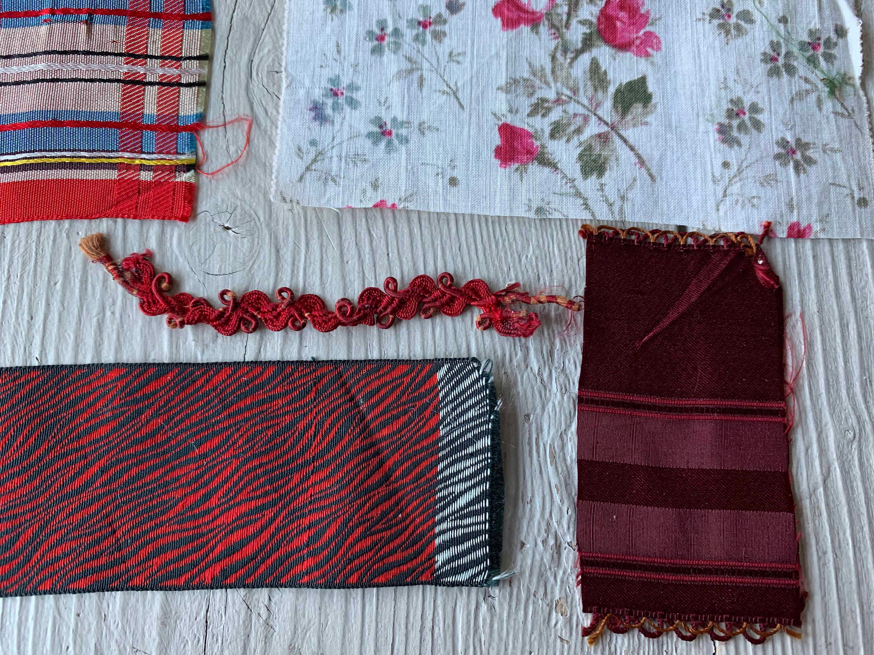 11 Antique French Ribbon Samples ref: A-7323 Box 4 - Etsy