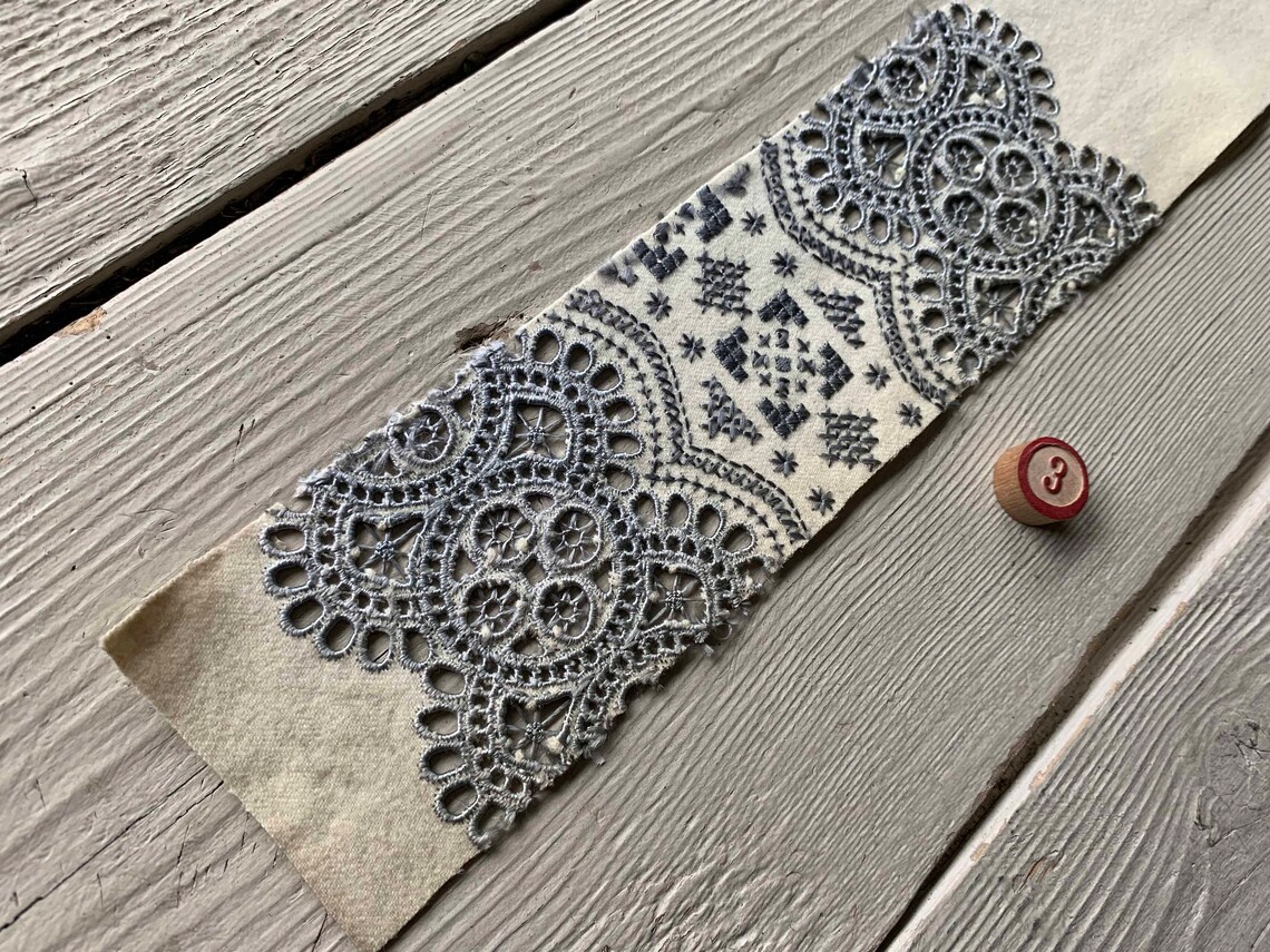 Select One Victorian 1887 Sample French Embroidered Broderies From ...