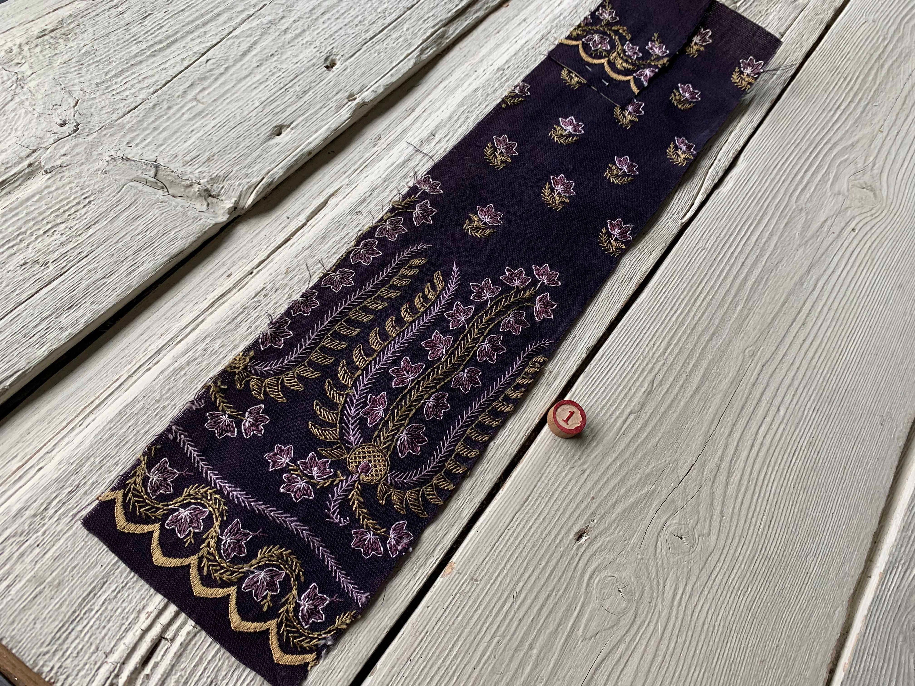 Select One Victorian 1887 Sample French Embroidered Broderies From ...