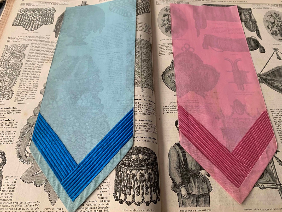 One Victorian Ladies Tie Sample "cravates Dames Collection" French ...