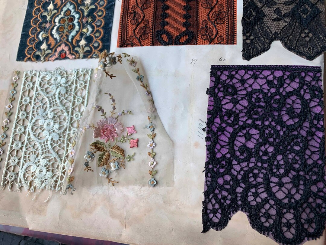 Pick One Victorian 1887 Sample French Embroidered Broderies From Maison ...