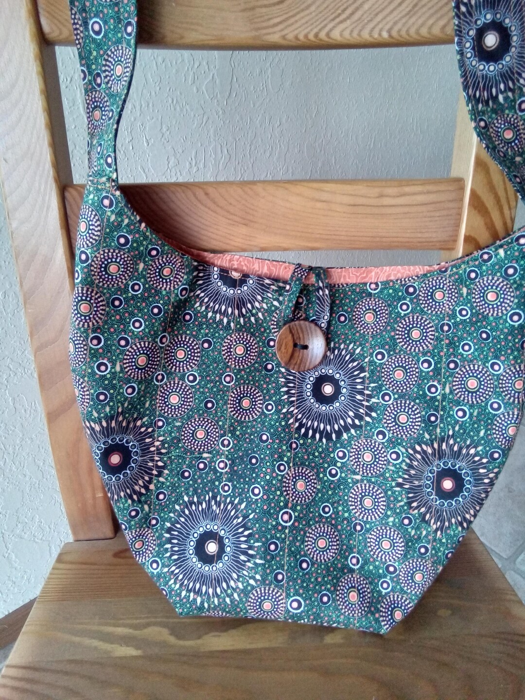 Australian Inspired Cotton Hobo Bag With Interior Pockets - Etsy