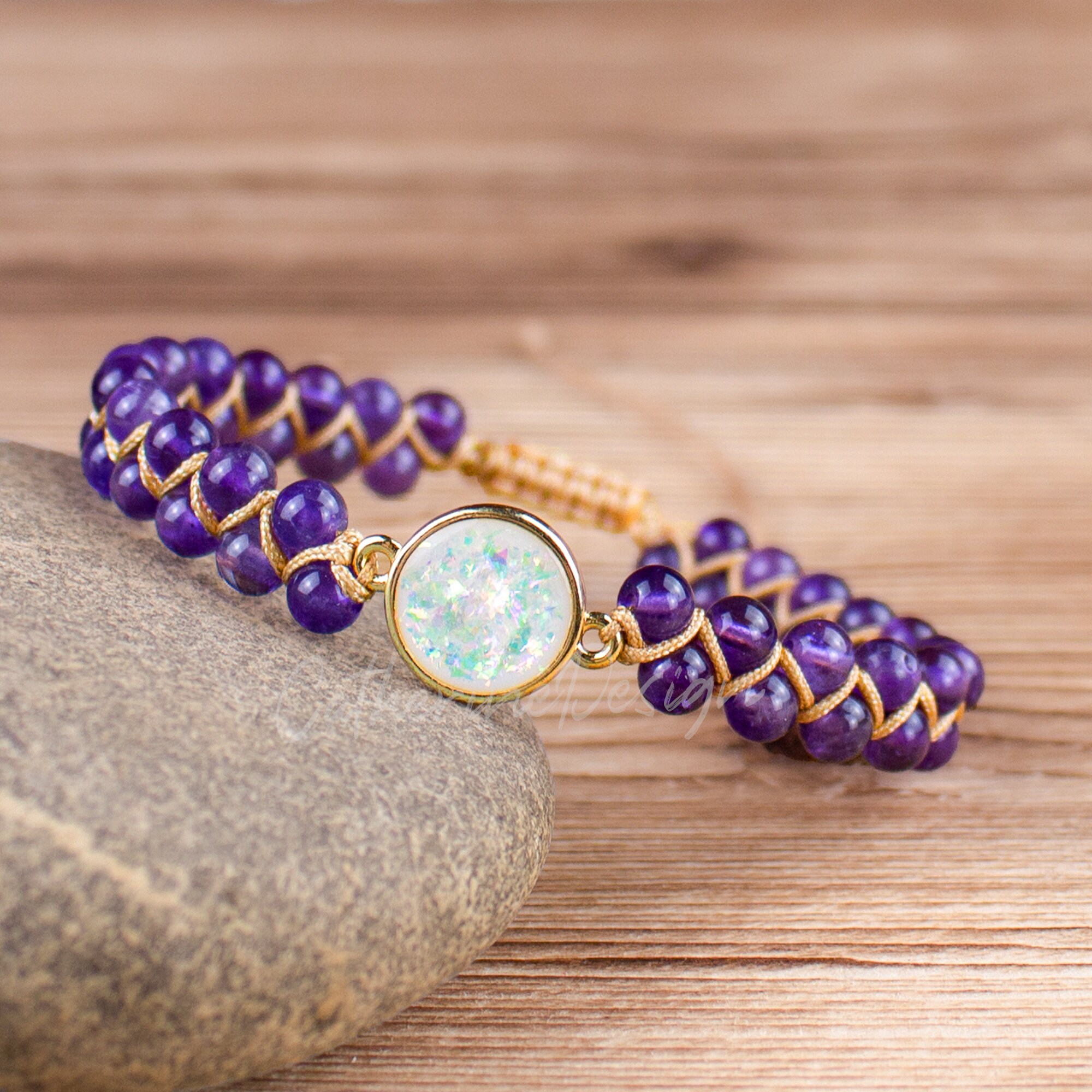 Healing Crystal Bracelet-spiritual Protection Bracelet-healing - Etsy