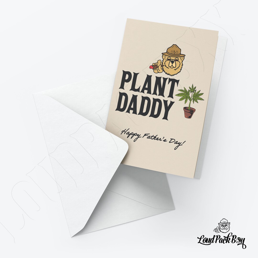 Stoner Father Happy Father's Day Greeting Card Weed Grower Gift Ideas ...