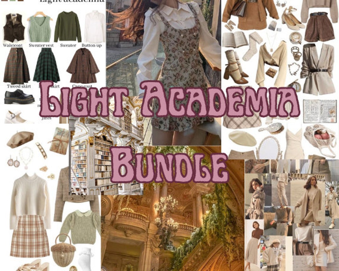 Light Academia Style Bundle - Etsy